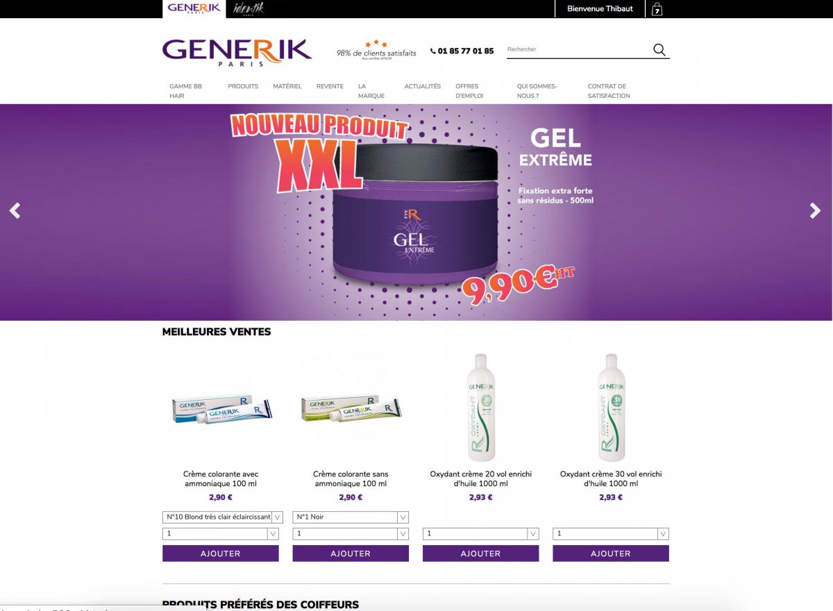 Generik se renouvelle en ligne